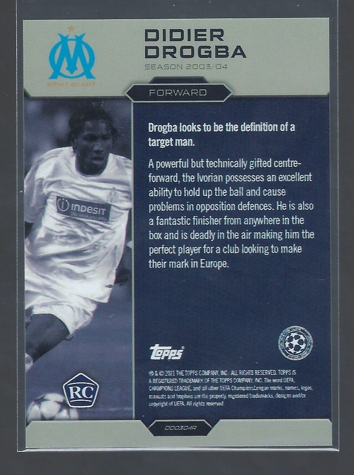 TOPPS 2021 - THE LOST ROOKIE CARD - DIDIER DROGBA - CHELSEA - EX | eBay UK