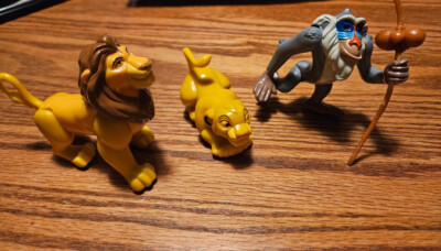 THREE Disney Heavy Plastic Lion King Character Toys | eBay