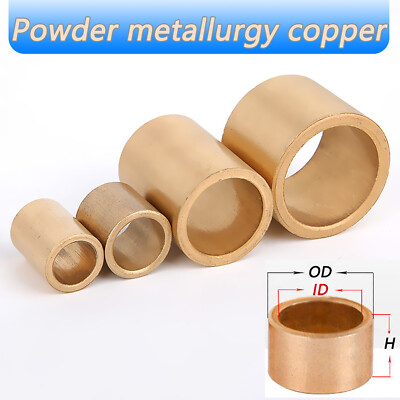 Metric Oilite Plain Bronze Sintered Bearing Bushes Series 3-60mm ID ...