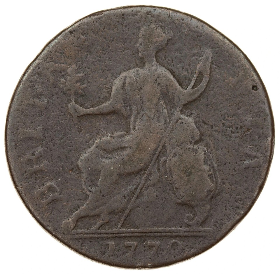 Great Britain - 1/2 Penny 1772 - George III | eBay