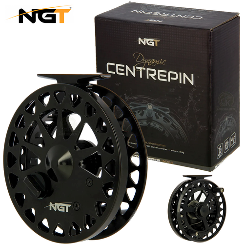 NGT Centrepin Reel Coarse River Fishing 2bb 4.25" Lightweight Aluminium ...