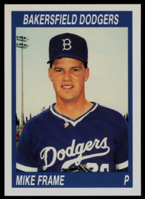 1990 Cal League Mike Frame Bakersfield Dodgers | eBay