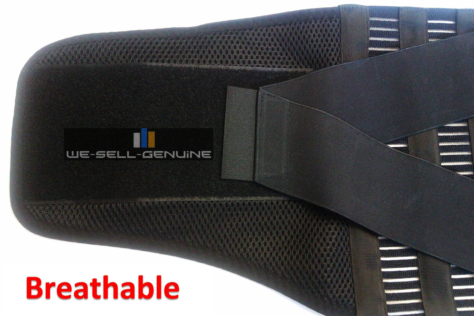 Double Pull Breathable Lumbar Lower Bad Back Pain Posture Support Belt ...