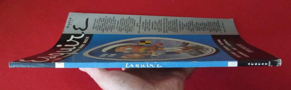 ESQUIRE MAGAZINE August 1939 Issue PETTY GIRL Pin-Up + GEORGE HURRELL ...