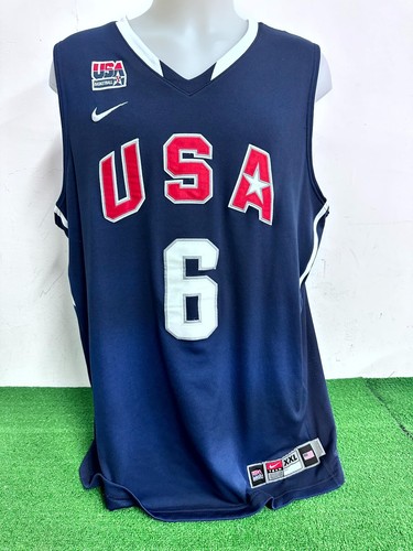 Basketball NBA Shirt Jersey USA Lebron James Authentic Vintage Camiseta ...