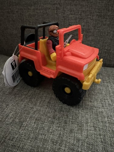 Fisher Price Imaginext Vehicle - 4 x 4 Truck w/ Figure - Orange Yellow ...
