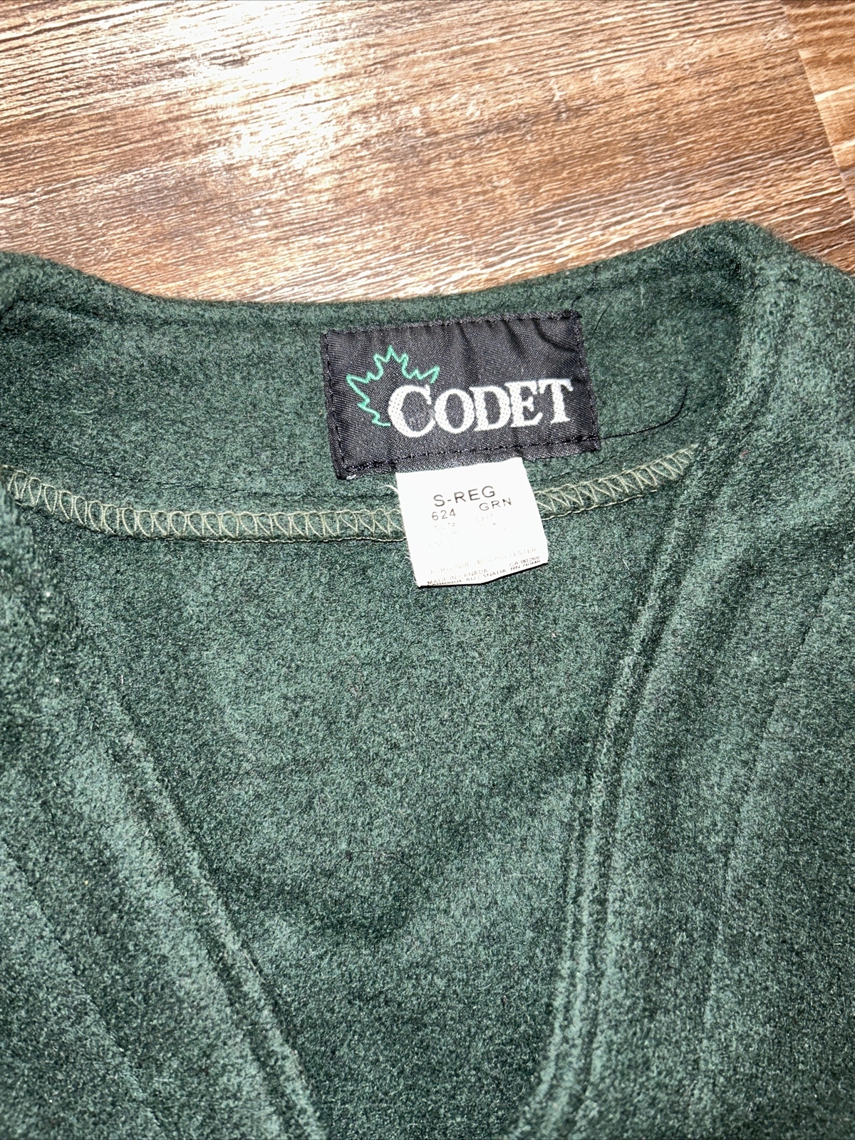 Mens Vtg Codet Wool Blend Hunting Shooting Shot Gun Vest Small- Reg 624 ...