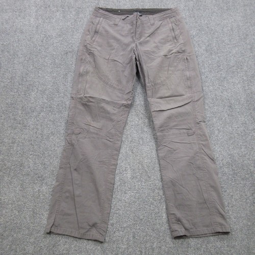 Kuhl Pants Womens 10 Gray Hiking Outdoor Performance 28" Inseam Pockets ...