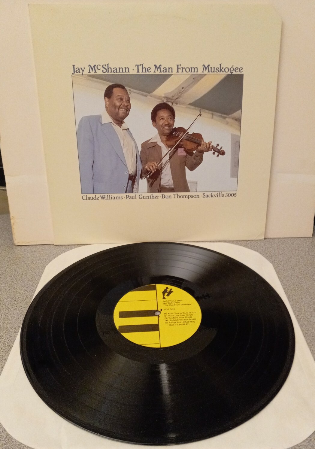 McShann, Jay The Man From Muskogee (Claude Williams) Sackville 3005 ...