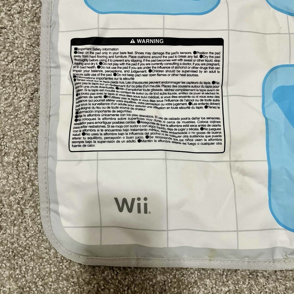 Nintendo Wii Gamecube Dance Dance Revolution DDR Mat Pad Mat Bandai ...