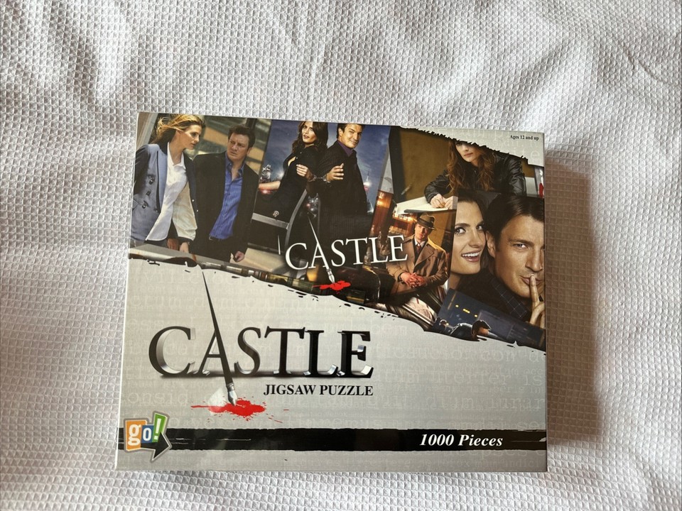 CASTLE THE TV SHOW 1000 PIECE JISAW PUZZLE BY GO, 2012 ABC STUDIOS. NEW ...