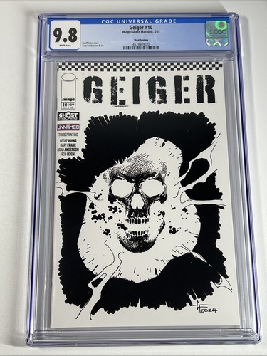 Geiger #10 CGC 9.8 (2025) Glowing Woman Cameo ~ 3rd Print ~ Image/Ghost ...