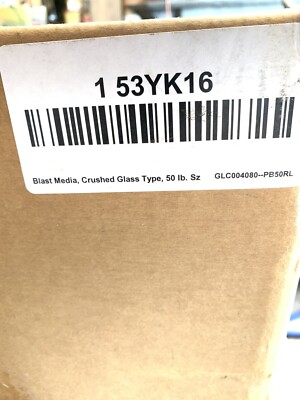 50 Pound Box Crushed Glass 40 To 80 Mesh Cg 40-80 Blast Media | eBay