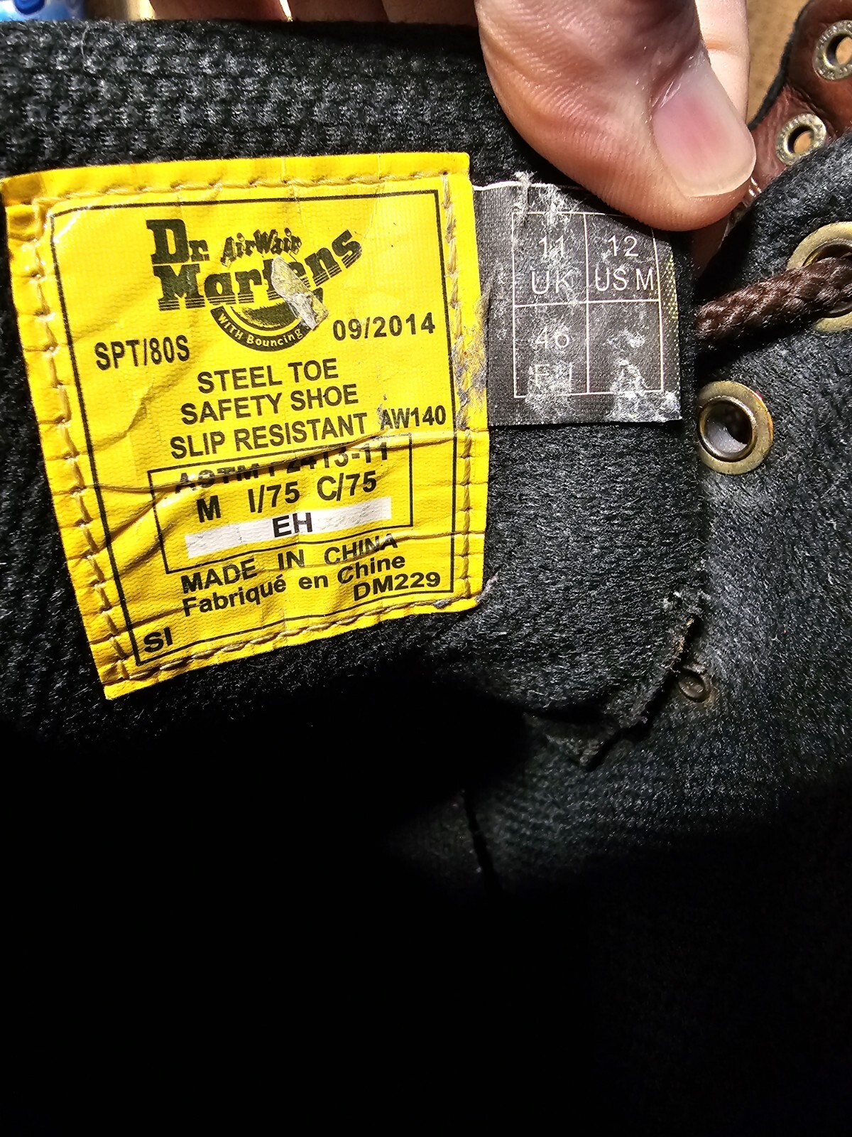 Dr Martens Men's DM's Industrial Brown Leather Lace U… - Gem