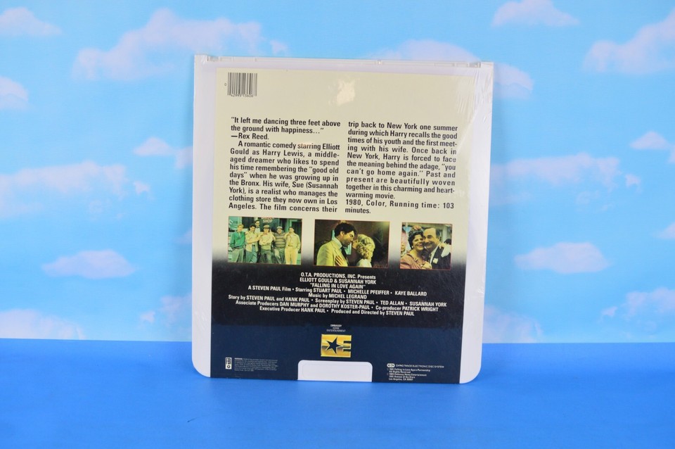 Vint CED Videodisc Movie Sealed New Unused Falling in Love Again Gould ...