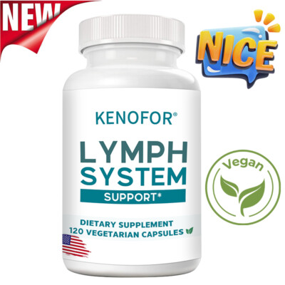 LYMPH SYSTEM Support, Lymph Detox and Cleanse Support. Vegan Supplement ...