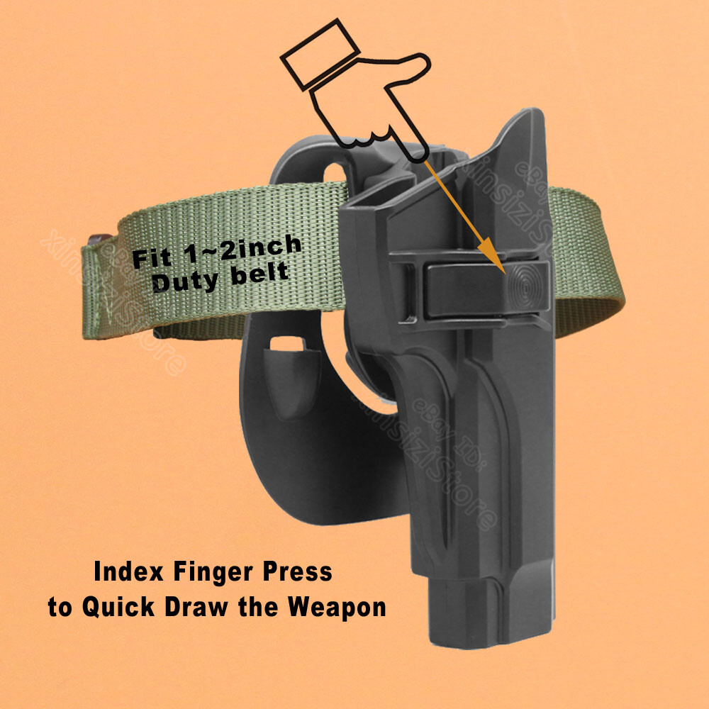 92FS Holster Fits Beretta 92FS INOX M9 M9_22 Taurus PT92 9 mm 40 ...