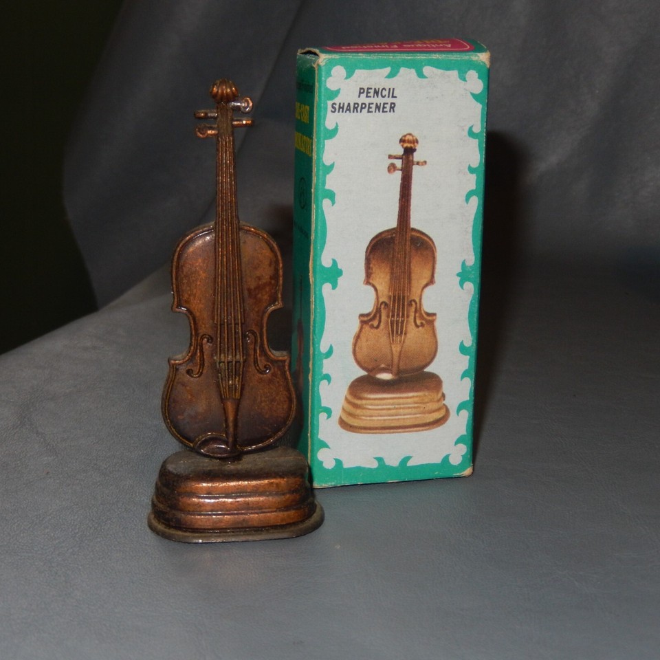 Lot 3 Vintage Die Cast Miniature Pencil Sharpener CELLO Sewing SLOT ...