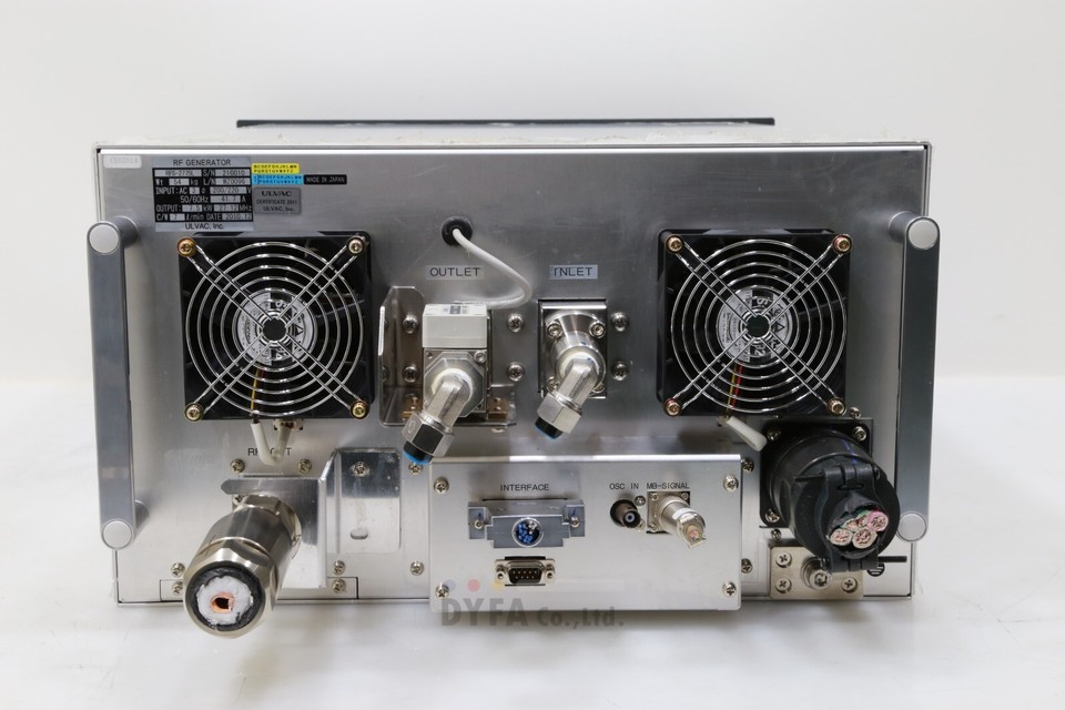 ULVAC used RF Generator RFS-2775L 27MHz 7.5kW RF GENERATOR SEM-I-1164 ...