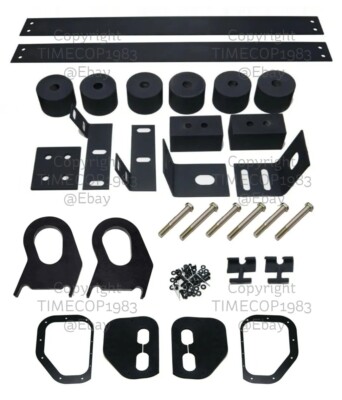 HUMVEE 2 INCH LIFT KIT Body Lift + AIRLIFT HOOKS + ECV SEALS HMMWV ...