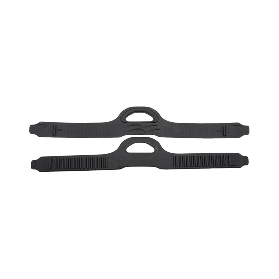 1Pair Black Fin Strap TPR Fin Straps Replacement Snorkeling Dive ...