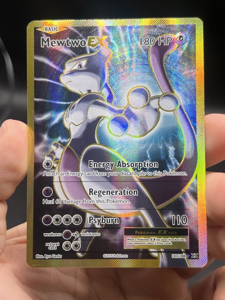 Mewtwo EX (Full Art) 103/108 Pokémon XY Evolutions English NM- | eBay