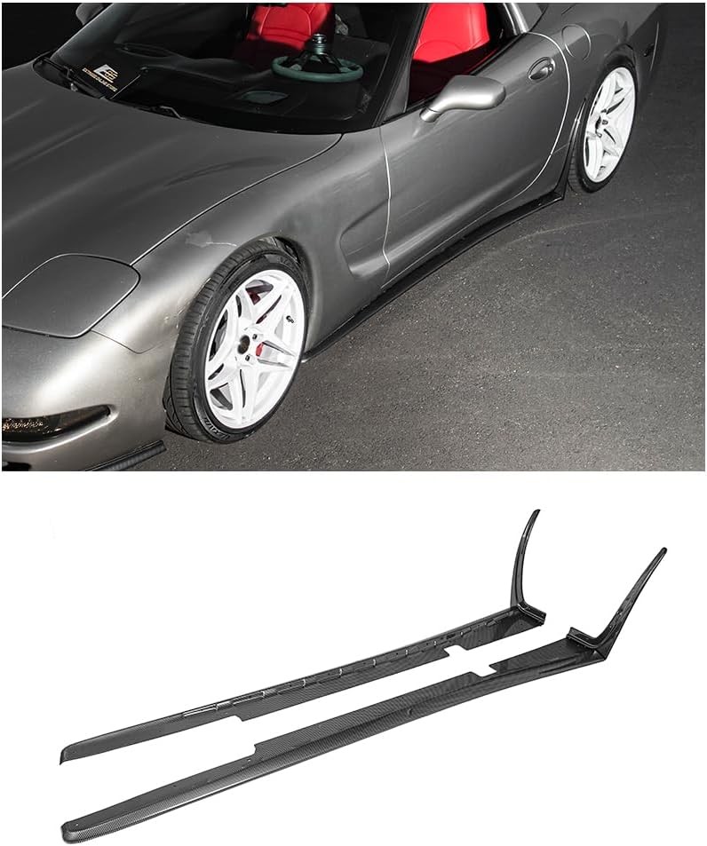 Side Skirts Fits for 97-04 Corvette C5 Rocker Panel Extension Lips ...