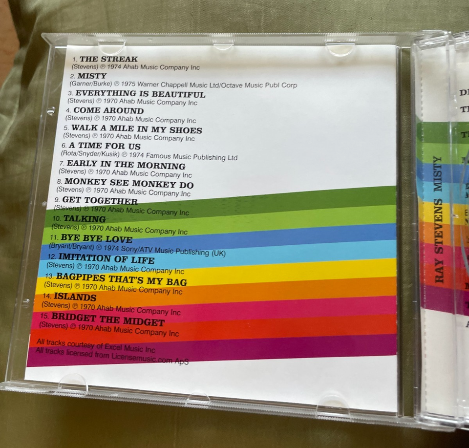 RAY STEVENS CD - MISTY | eBay Australia
