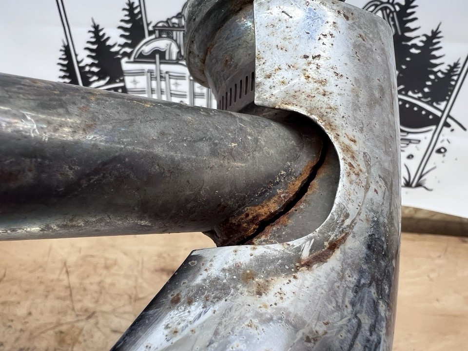 1980-1983 Harley Davidson Shovelhead Front Exhaust Header Pipe FXB FXWG ...