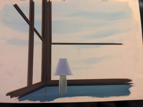 Animation cel BACKGROUND production art cels anime manga cartoons ...