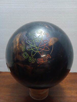 Storm Core Power Bowling Ball 15lb 12oz Drilled Black Blue Yellow Swirl ...