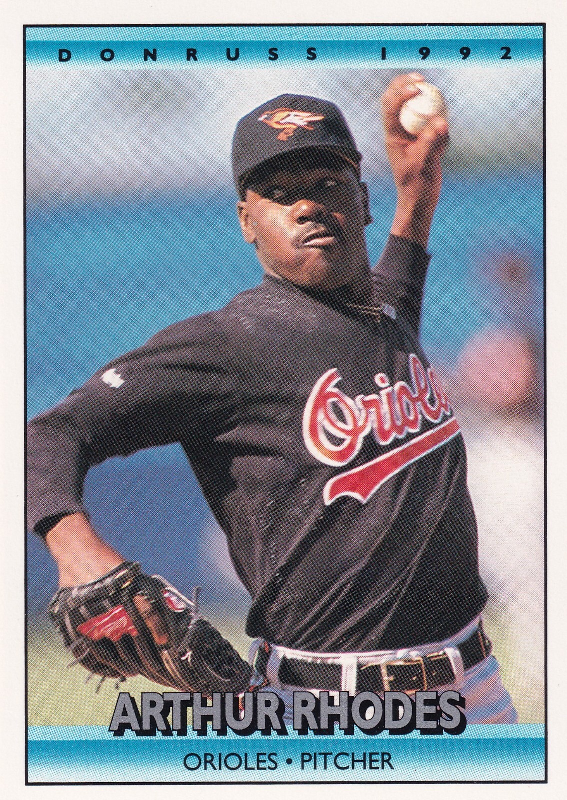 1992 Donruss #727 Arthur Rhodes Baltimore Orioles + (Yes 4 Free Mystery ...