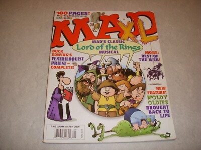 MAD XL Magazine #13, JANUARY 2002, MAD'S LORD OF THE RINGS MUSICAL ...