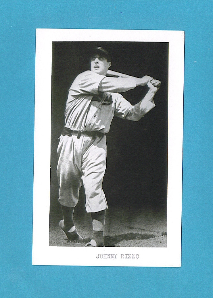 Johnny Rizzo Vintage Baseball Postcard | eBay