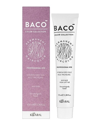 New Kaaral BACO' Hydrolyzed Silk Rice Proteins Permanent Hair Color ~3 ...