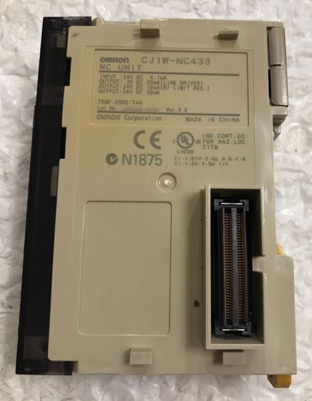OMRON CJ1W-NC433 Position Control Unit CJ1WNC433 Used from Japan | eBay