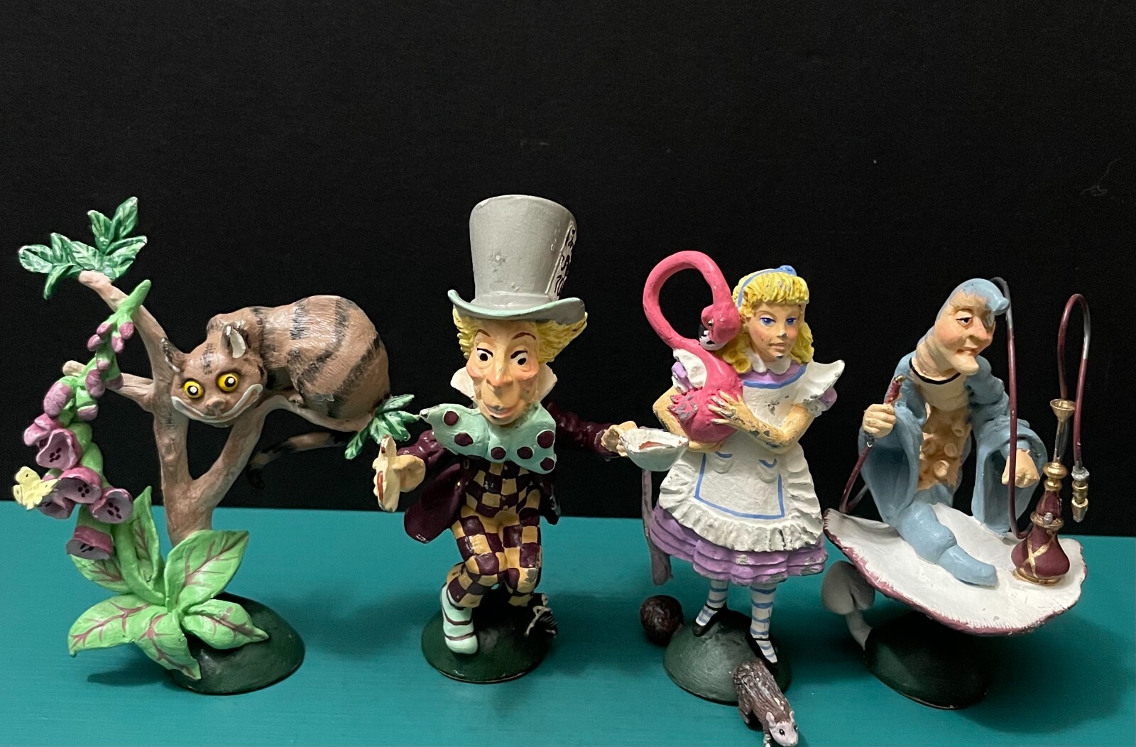 Hamilton Disney Collection Pewter 11 Alice in Wonderland Diorama Mini ...