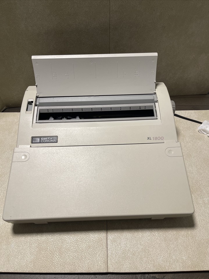 Smith Corona Electronic Typewriter - XL1800 Tested. Needs New Ribbon ...