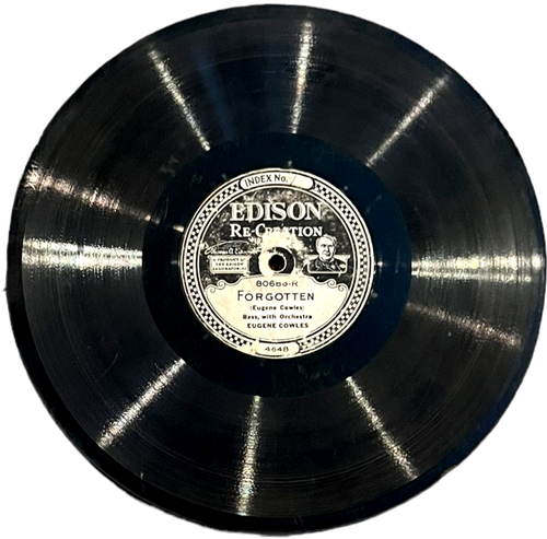 Earl Smith/Cowles EDISON Re-Creation Record - O'er The Billowy Sea ...