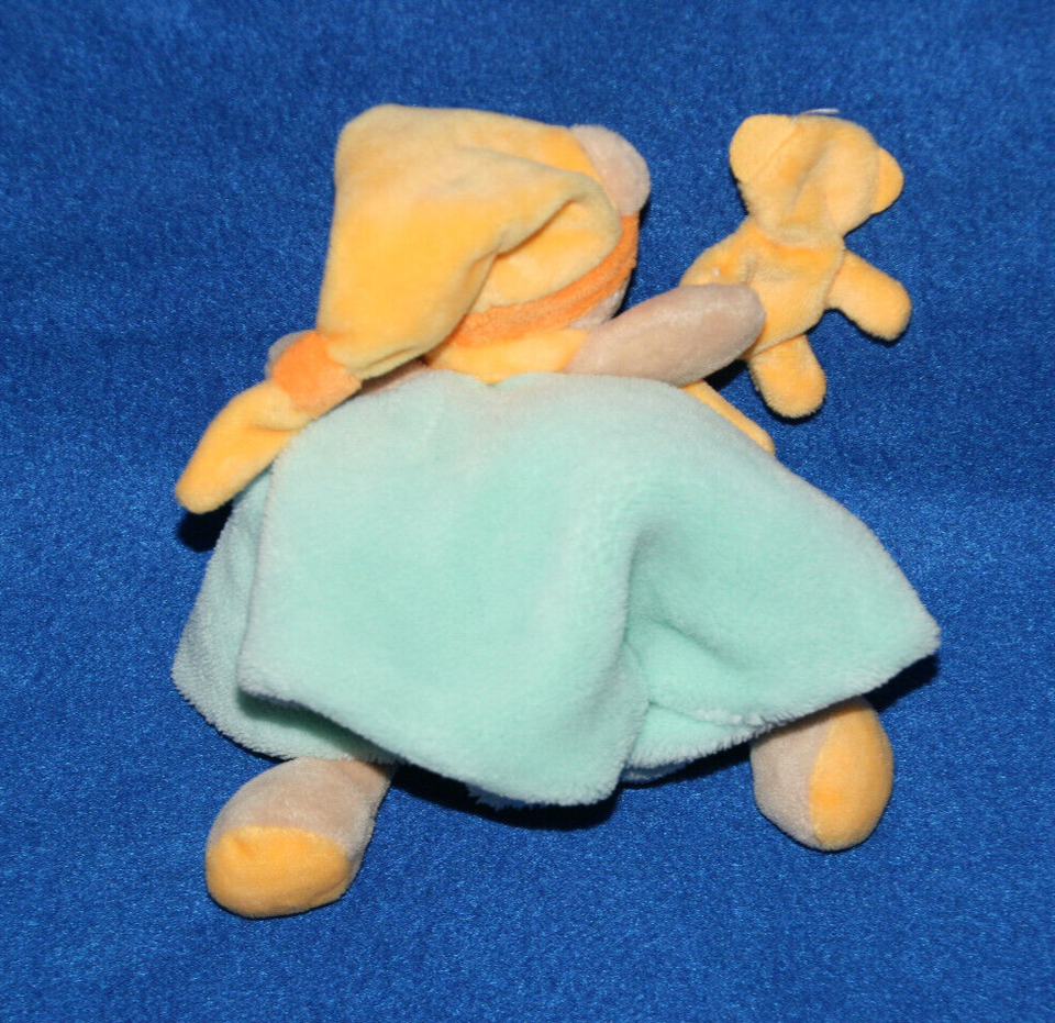 DOUDOU ET COMPAGNIE OURS LES ANIMAUX GRAFFITIS MENTHE BONNET JAUNE ...