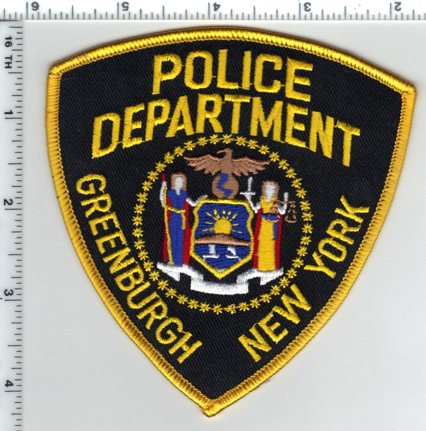 Greenburgh Police (New York) Shoulder Patch from the 1980's | eBay