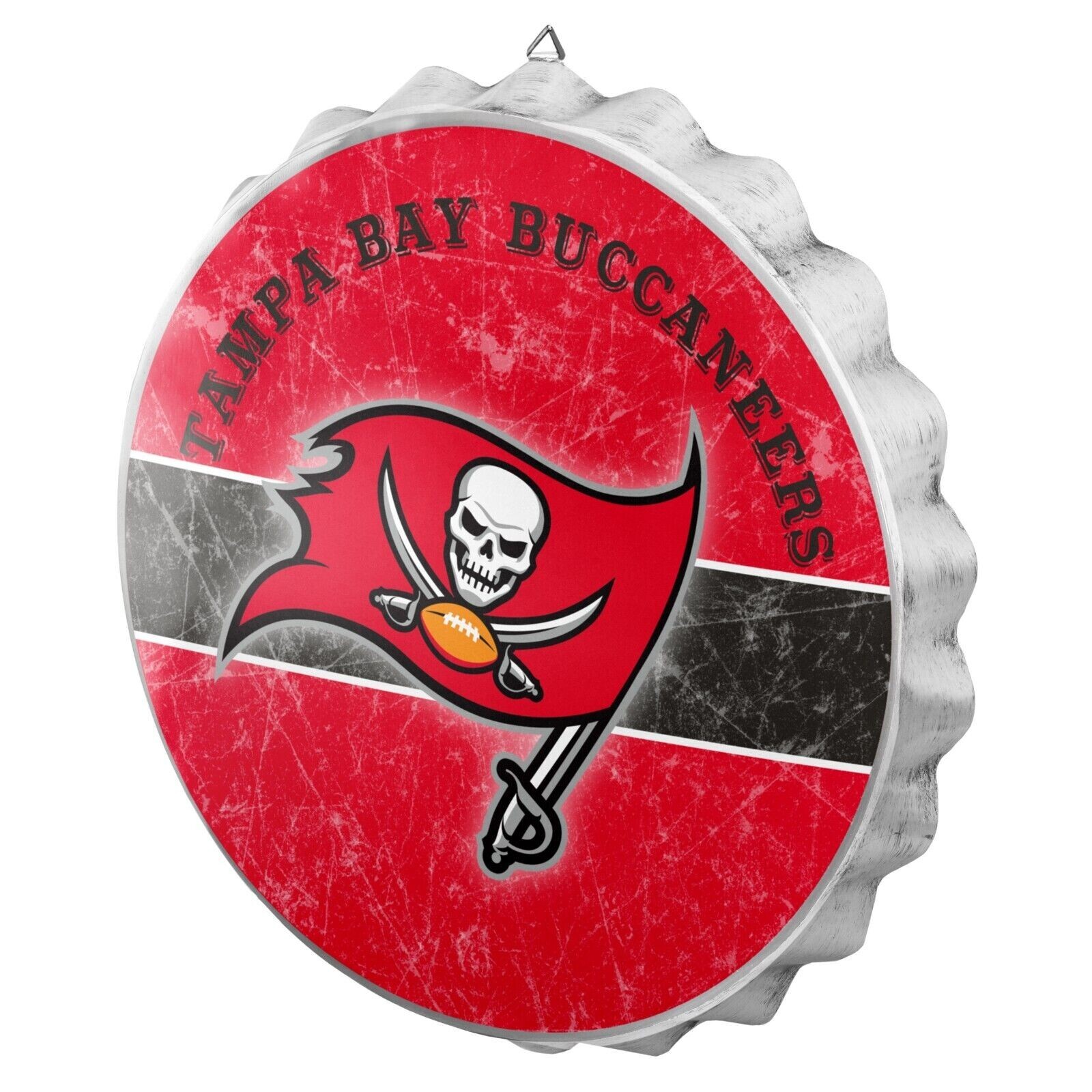 Tampa Bay Buccaneers NFL Metal Wall Bottle Cap Sign 12" Forever ...