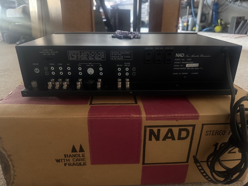 NAD 1020 Stereo Pre-Amplifier Full Recap Original Packaging | eBay