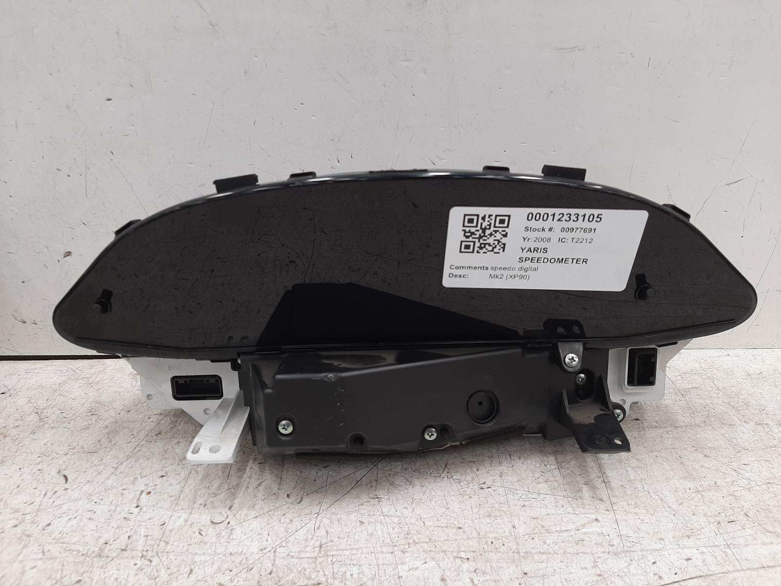 2008 TOYOTA YARIS Mk2 1.3L Petrol 5 Speed Manual Speedometer Speedo ...