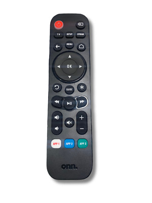 onn. Universal 3-Device Remote, Black, Compatible for TV, Streaming ...