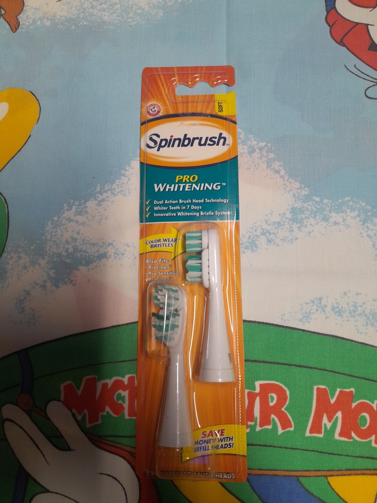 Arm & Hammer Spinbrush Pro Whitening Soft Replacement Brush Heads - 2 Count | eBay