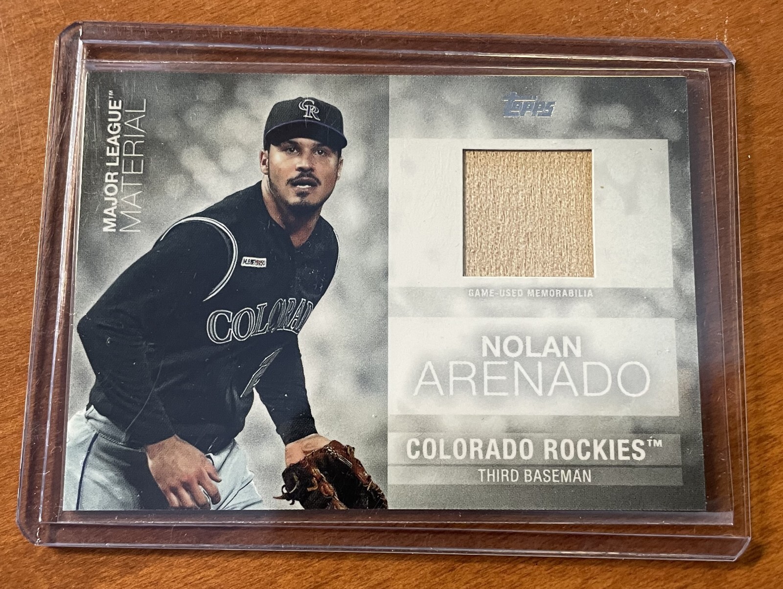 2020 Topps Update Nolan Arenado Major League Materials Relic Bat ...