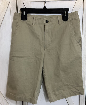 J. Ferrar Shorts Mens 30 JF Modern Fit Chino Beige Flat Front Casual | eBay