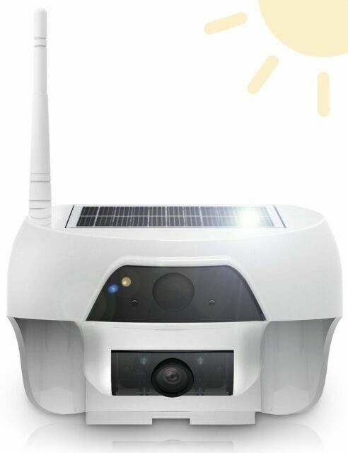Solar Powered Wireless Outdoor WiFi IP Surveillance Camera Night Vision ...