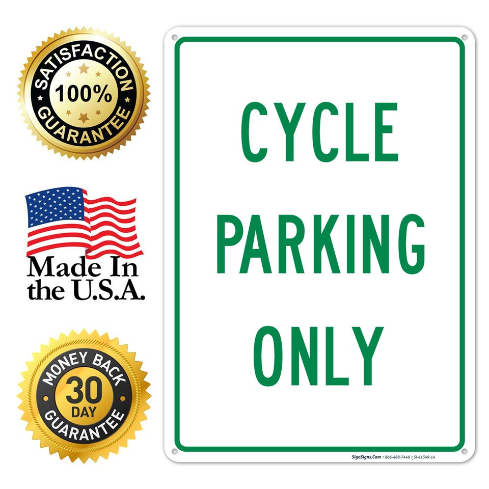 Cycle Parking Only Sign, | eBay